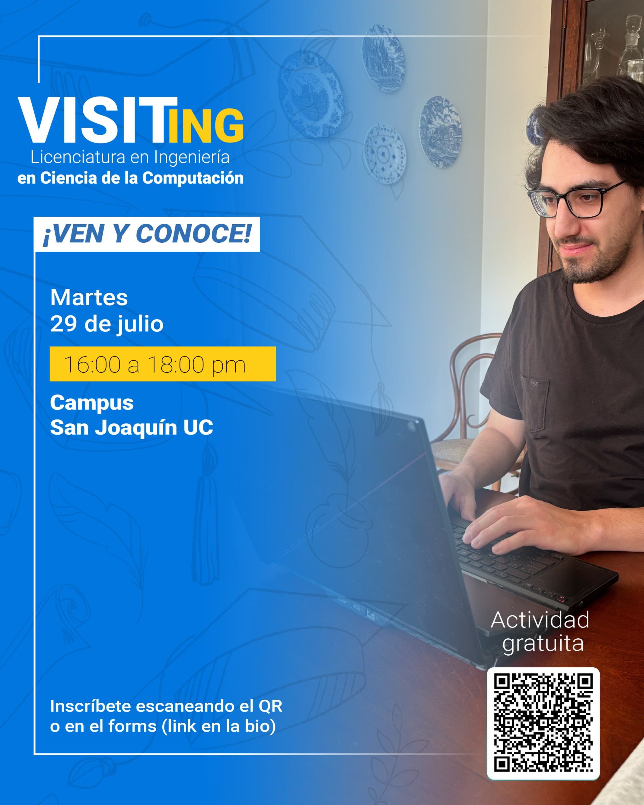 ¡Conéctate al próximo Visiting online y explora la Ciencia de la Computación! - Licenciatura en ...